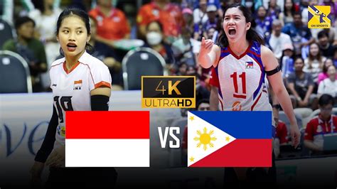 Full 4k Indonesia Vs Philippines Tisya Amallya Putri Vs Jia De
