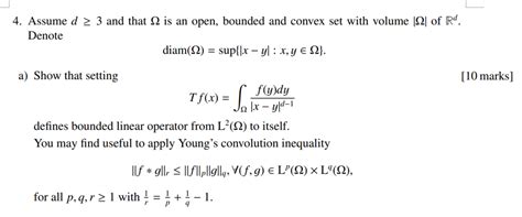 Solved Assume D And That N Is An Open Bounded And Chegg