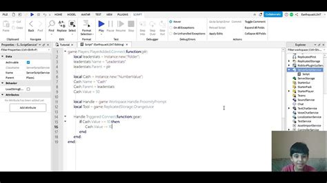 Roblox Studio Tutorial Scripting Part Youtube