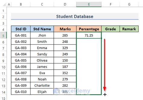 How To Create Student Database In Excel With Easy Steps Exceldemy