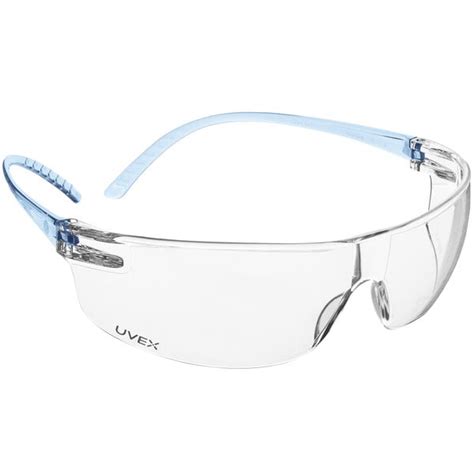 Honeywell Uvex Svp200 Series Anti Fog Safety Glasses Blue Frame With