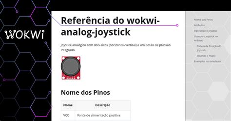 Referência Do Wokwi Analog Joystick Wokwi Docs Referência Do Wokwi Analog Joystick Wokwi Docs