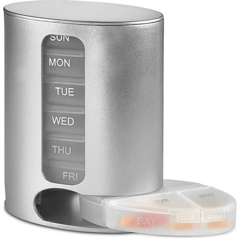 Medca Stackable Daily Pill Organizer Premium Weekly Medication