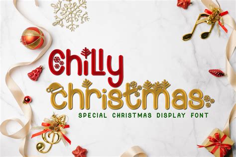 Chilly Christmas Font Free Download And Similar Fonts Fontget