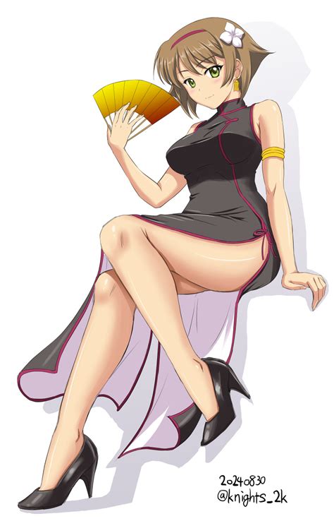 Kishi Nisen Mutsu Kancolle Kantai Collection Highres 1girl Arm