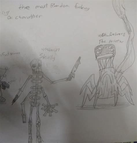 Drawing The Most Random Ass Character Because I Was Bored R