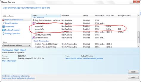 Cannot Remove Enable Or Disable Add Ons Microsoft Community