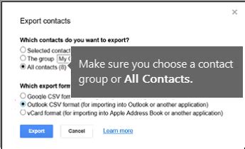 Importar contactos de Gmail a Outlook Soporte técnico de Microsoft