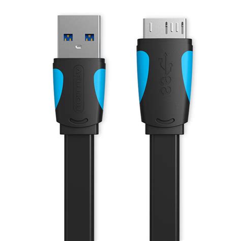 Vention Flat Usb 3 0 A Male To Micro B Male Cable Tekcom Nairobi Kenya