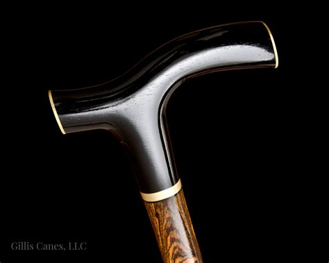 Handmade Custom Walking Cane In Ebony And Bocote Wood Walking Canes