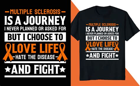 Multiple Sclerosis Is A Journey Design Graphic By Creative Pixels · Creative Fabrica