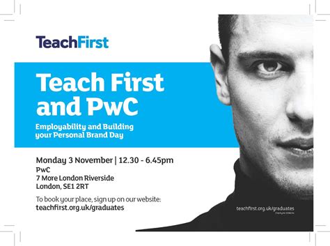 Teach First And Pwc Employability And Building Your Personal Brand