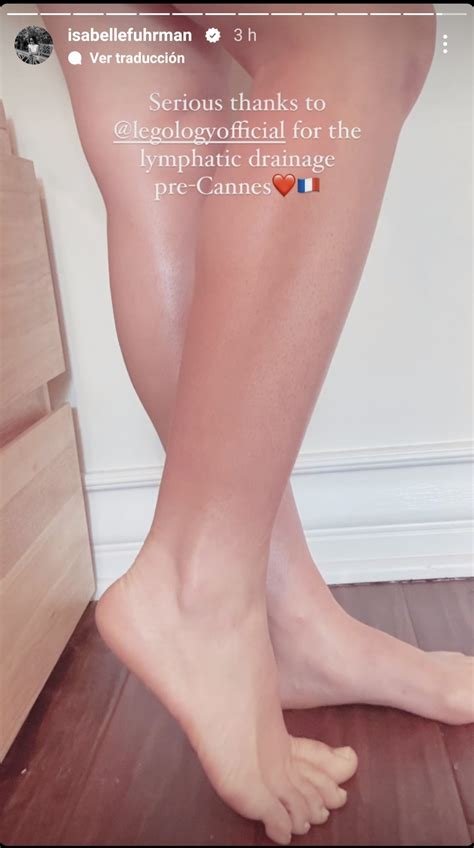 Isabelle Fuhrmans Feet