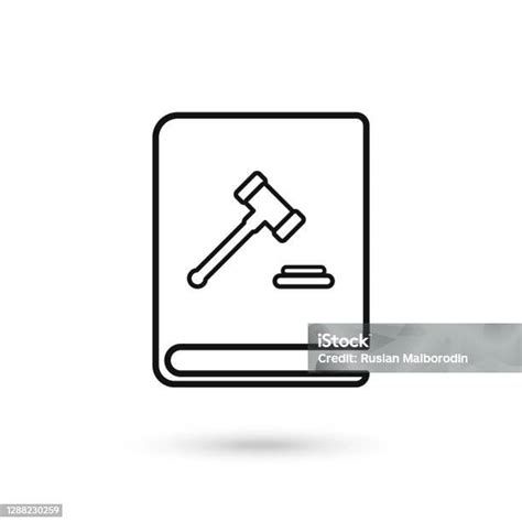 법률 책 아이콘 평면 디자인 흰색 배경에 고립 법률 책 기호 공부에 대한 스톡 벡터 아트 및 기타 이미지 공부 정의 개념