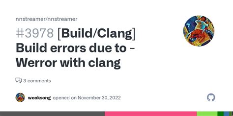 Build Clang Build Errors Due To Werror With Clang Issue 3978