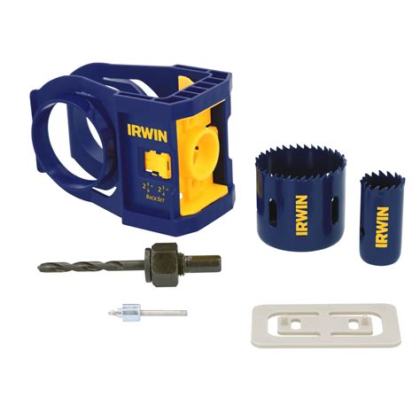 Wood Door Lock Installation Kit Irwin