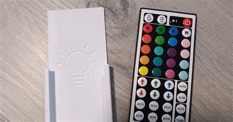 Rgb Led Strip Ir Remote Wall Holder By Stawiamklockipl Download Free