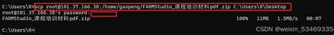 【windows下：使用 Ssh 连接到远程服务器、使用scp传输文件】cmd连接ssh Csdn博客