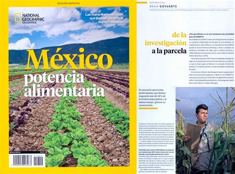 Reconocen a México como líder en el sector alimentario mundial CIMMYT