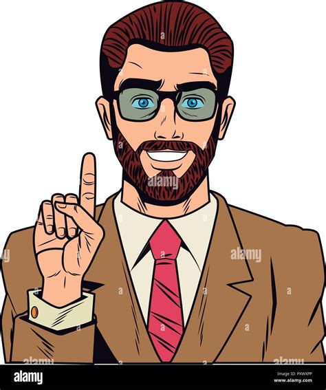 Pop Art Businessman Stock Vector Image And Art Alamy