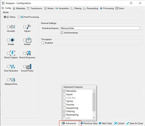 show hide tabs in analyzer global support