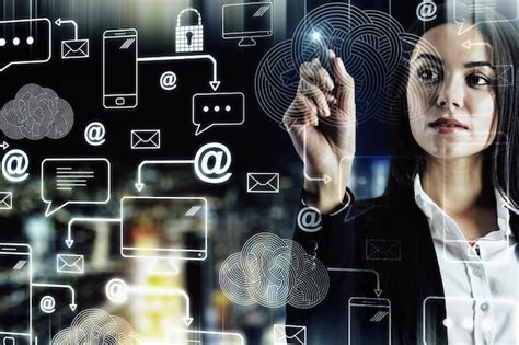 Premium Photo Communication And Networking Concept