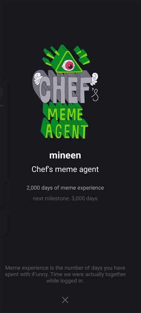 Eme Chef S Meme Agent 2 000 Days Of Meme Experience Next Milestone