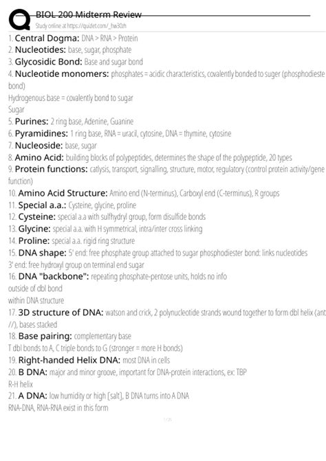 Biol 200 Midterm Review Exam Questions And Answers 100 Pass Already