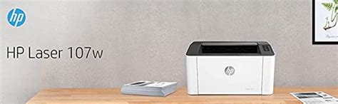 Hp Printer Laser 107w ” Wirless Printer” System Max