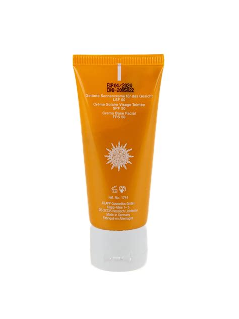 Cолнцезащитный крем для лица с тональным эффектом Immun Sun SPF50 Face ...