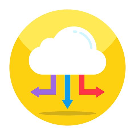 Perfect Design Icon Of Cloud Network 13407213 Vector Art At Vecteezy