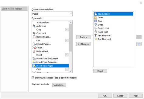 Customizing Pdf Pro Customizing The Quick Access Toolbar