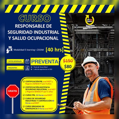 Pandm ‼️preventa‼️ 👷🏻‍♂️ Curso De Responsable De Seguridad Industrial