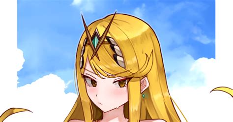 ヒカリゼノブレイド2 水着ヒカリちゃん 四葉うに🍀のイラスト Pixiv