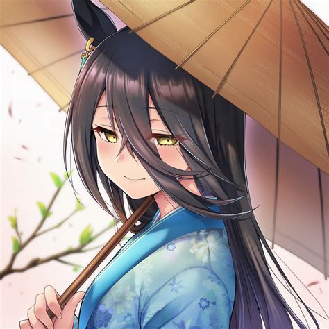 Okasa Re Taii Manhattan Cafe Umamusume Umamusume 1girl Animal