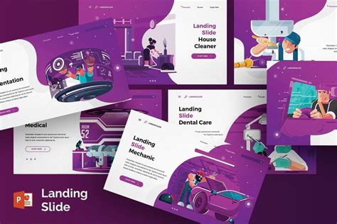 landing slide powerpoint template powerpoint templates powerpoint