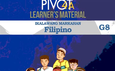 Filipino 8 Q1 Mod5 Pananaliksik V3 Filipino 8 Unang Markahan Modyul