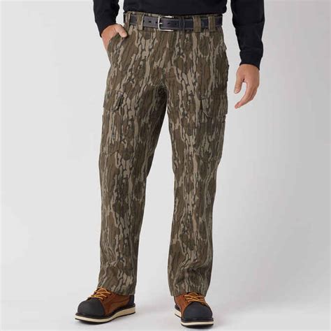Mens Duluthflex Fire Hose Mossy Oak Relaxed Fit Cargo Pants Duluth