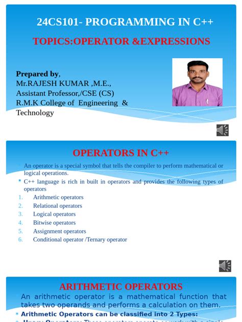 24 CS101 Unit 1 Videocontent 1 | PDF | Arithmetic | Computer Programming