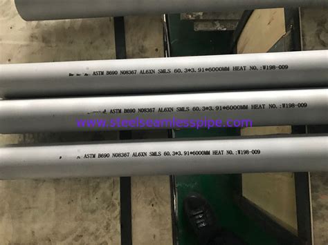 Seamless Nickel Alloy Pipe Iron Nickel Chromium Molybdenum Alloys Astm B690 Asme Sb690