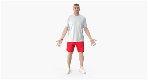 3d Tony Casual Summer A Pose Turbosquid 1957975
