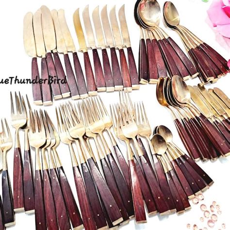 Brass Flatware Etsy