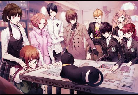 Amamiya Ren Takamaki Anne Sakura Futaba Niijima Makoto Okumura Haru And More Persona And