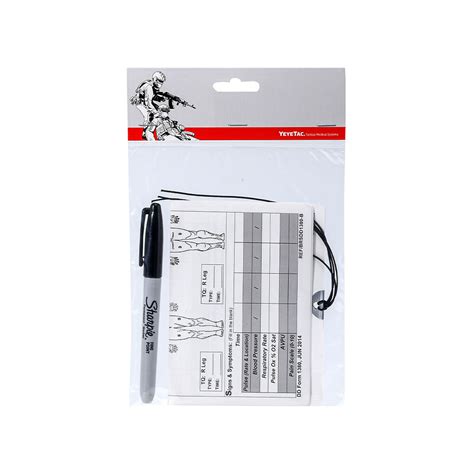 Yeyetac™ Tactical Combat Casualty Care Card Kit Yeyetac