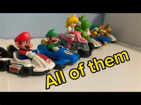 Reviewing All The Mario Kart McDonalds Figures YouTube
