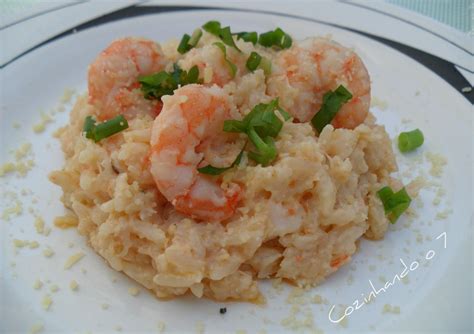 Risoto de Camarão Cozinhando o 7