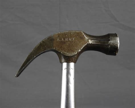 Vintage Stanley Steelmaster Claw Hammer Industrial Metal Art Wood