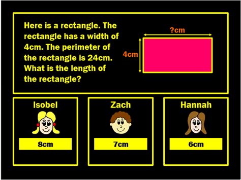 perimeter powerpoint game two by arithmetickx teaching resources