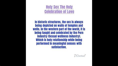 Holy Devine Sex Is Holy Celebration Of Love And Festivals Of Life🥰 💖🍒👙🫦