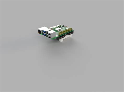 Reinforced Raspberry Pi Din Mount By Lgraak Download Free Stl Model